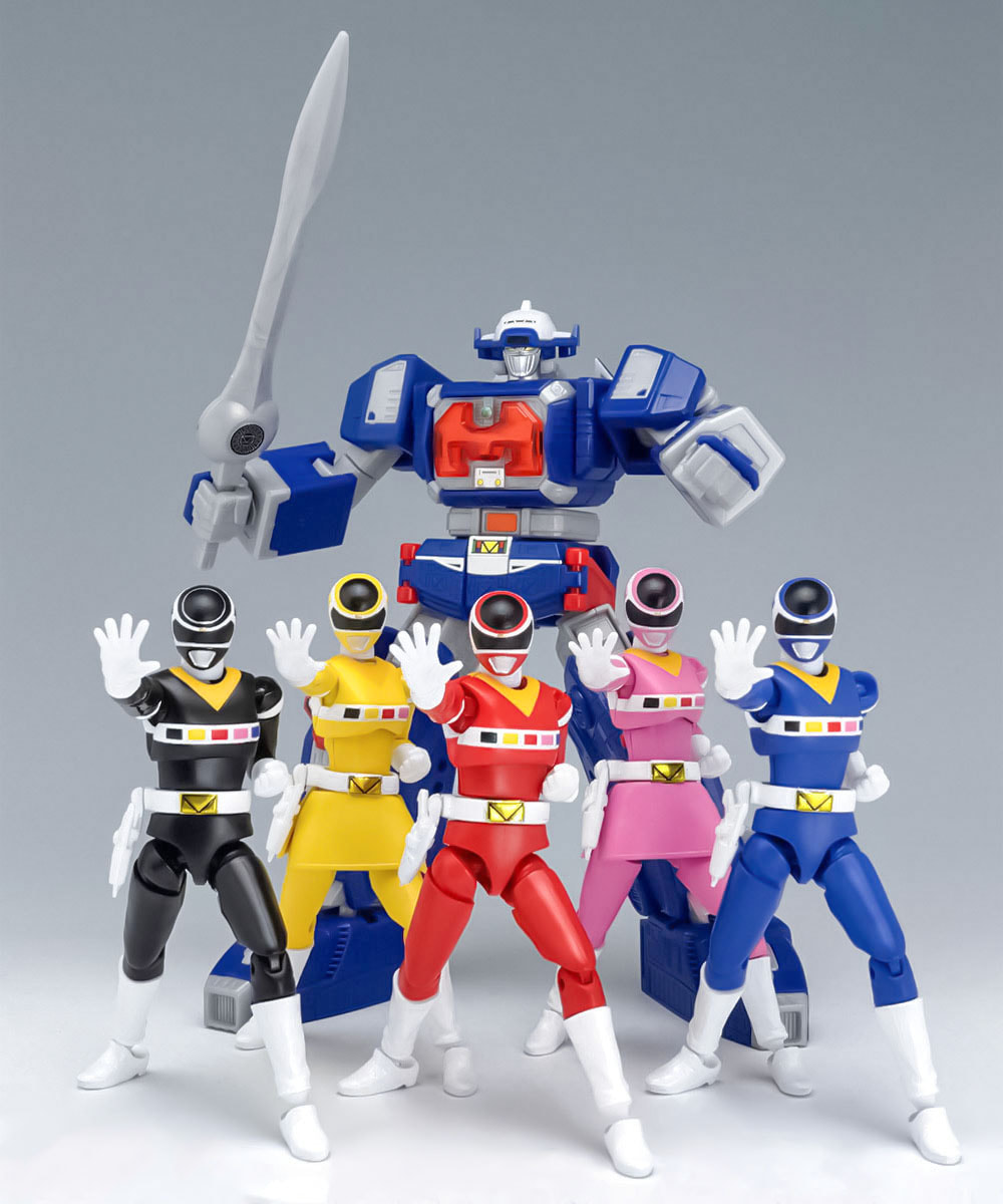 Bandai divulga imagens dos novos bonecos dos Megaranger