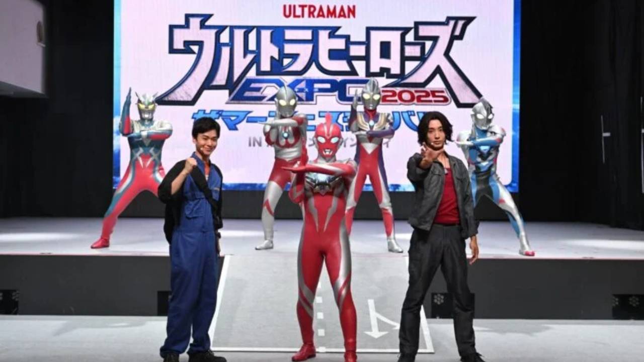 Ultraman Omega se transforma ao vivo e empolga fãs